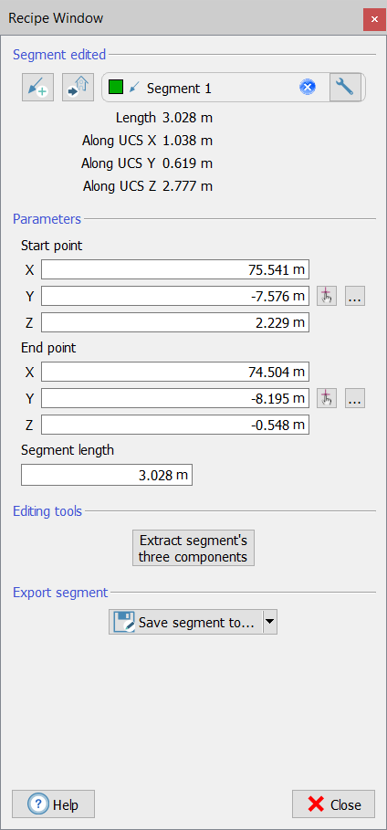 Create/edit segment